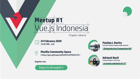 Rekap Meetup - Vuejs Indonesia Episode 1 | Vue.js Indonesia - Blog VuejsID